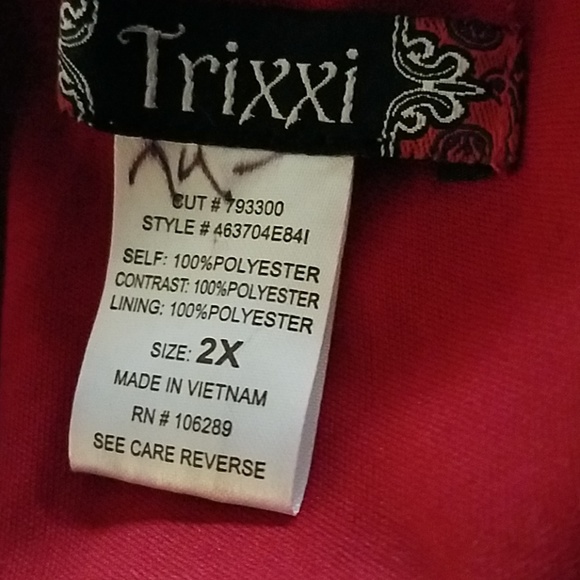 Trixxi | Dresses | Nwt Trixxi Plus Size Red Dress | Poshmark